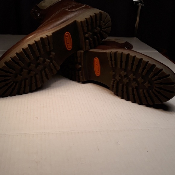 FUBU | Shoes | Fubu Brown Timberland Style Leather Boots Size 2e | Poshmark